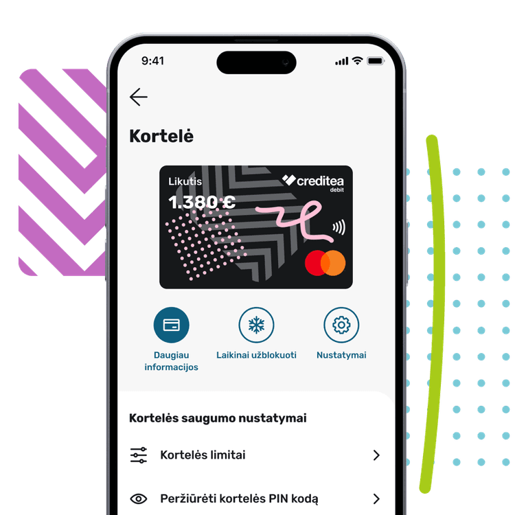 Skaidri ir saugi Kredito linija | Creditea